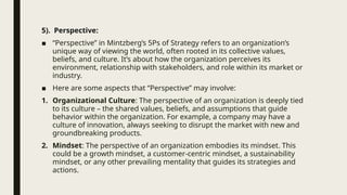 MINTZBERG 5Ps MODEL Strategic Management | PPTX