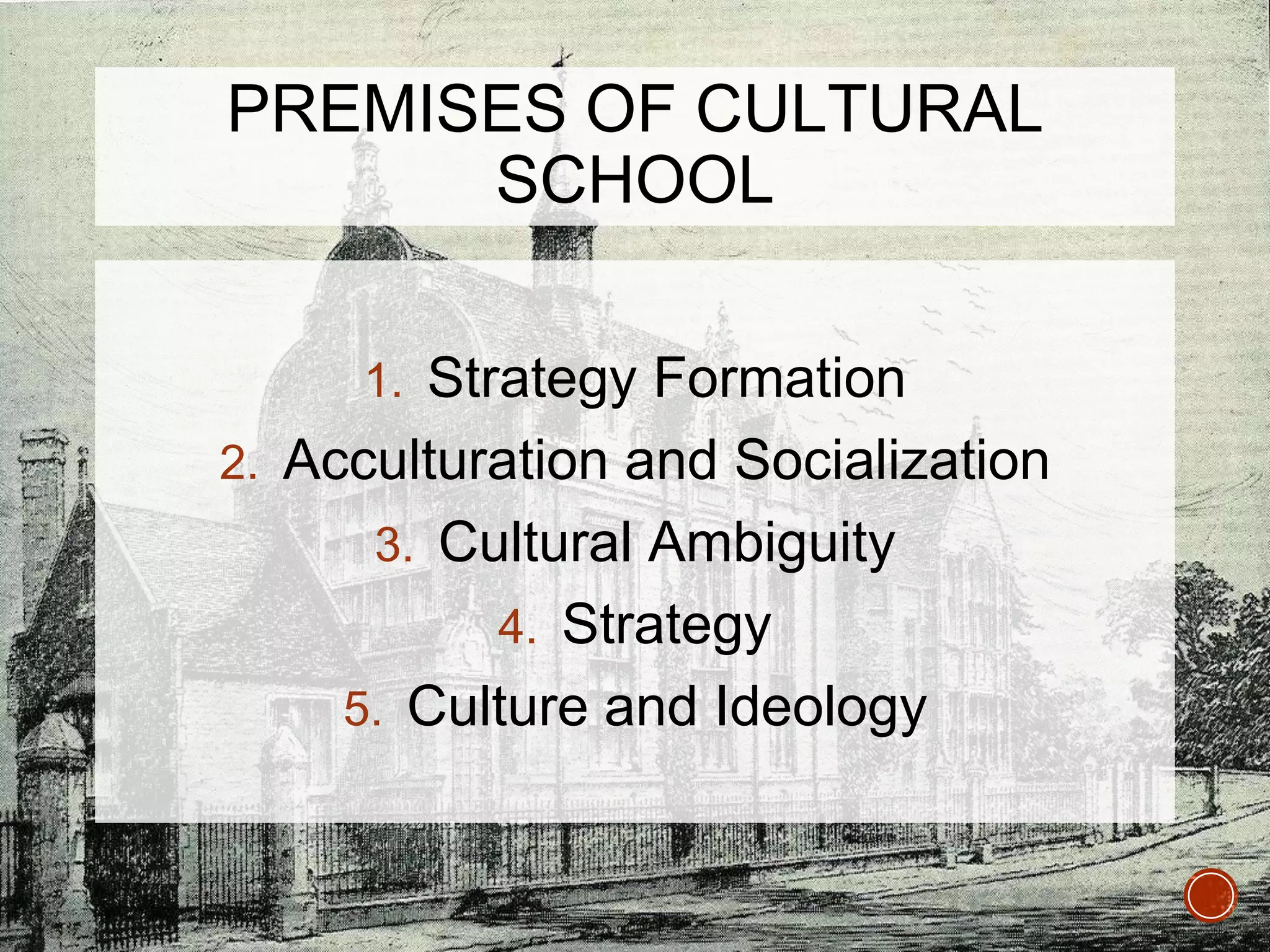 Mintzberg's Cultural School | PPTX
