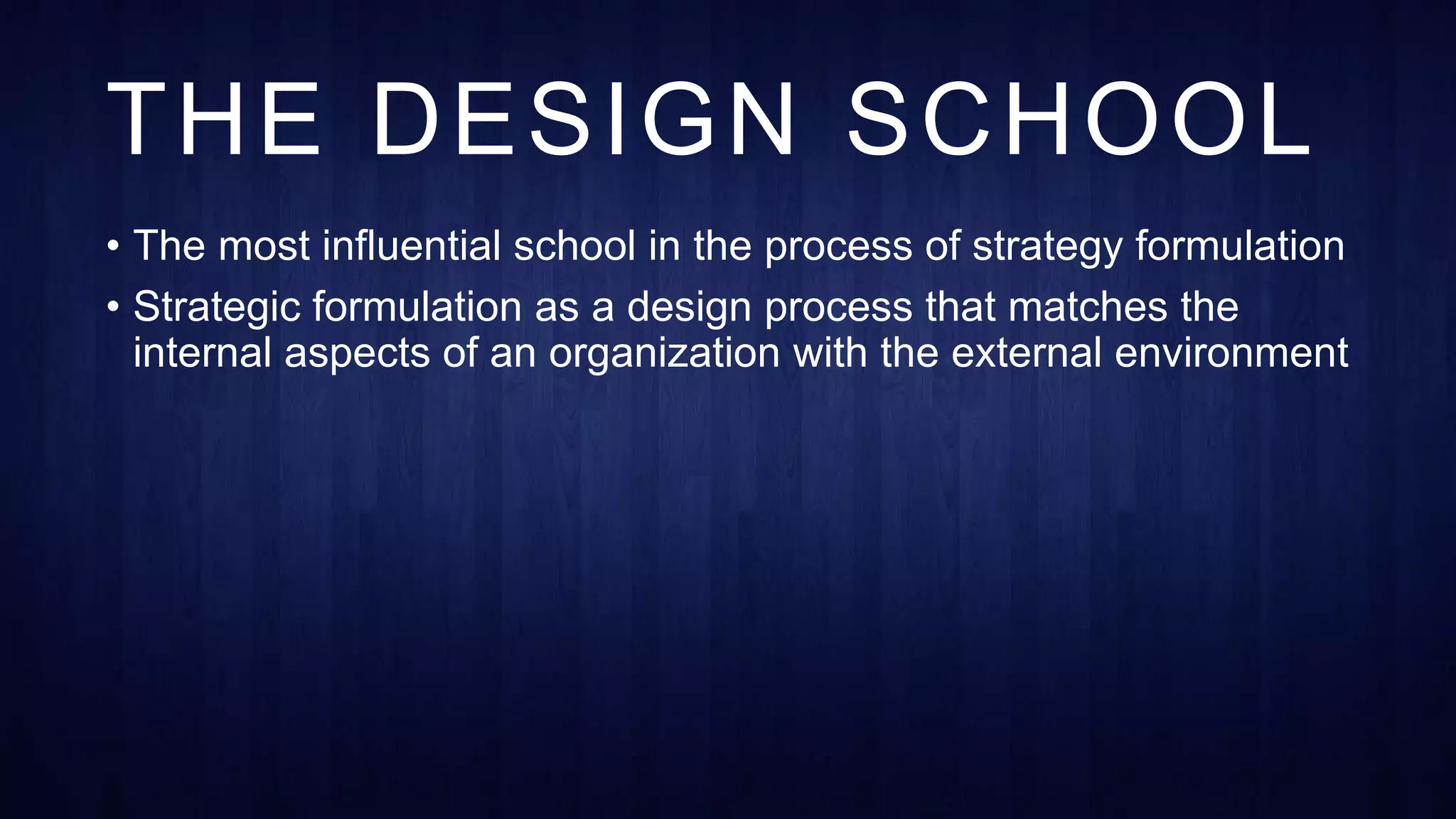 Mintzberg's Design School | PPTX | Professional School | Postgraduate Education