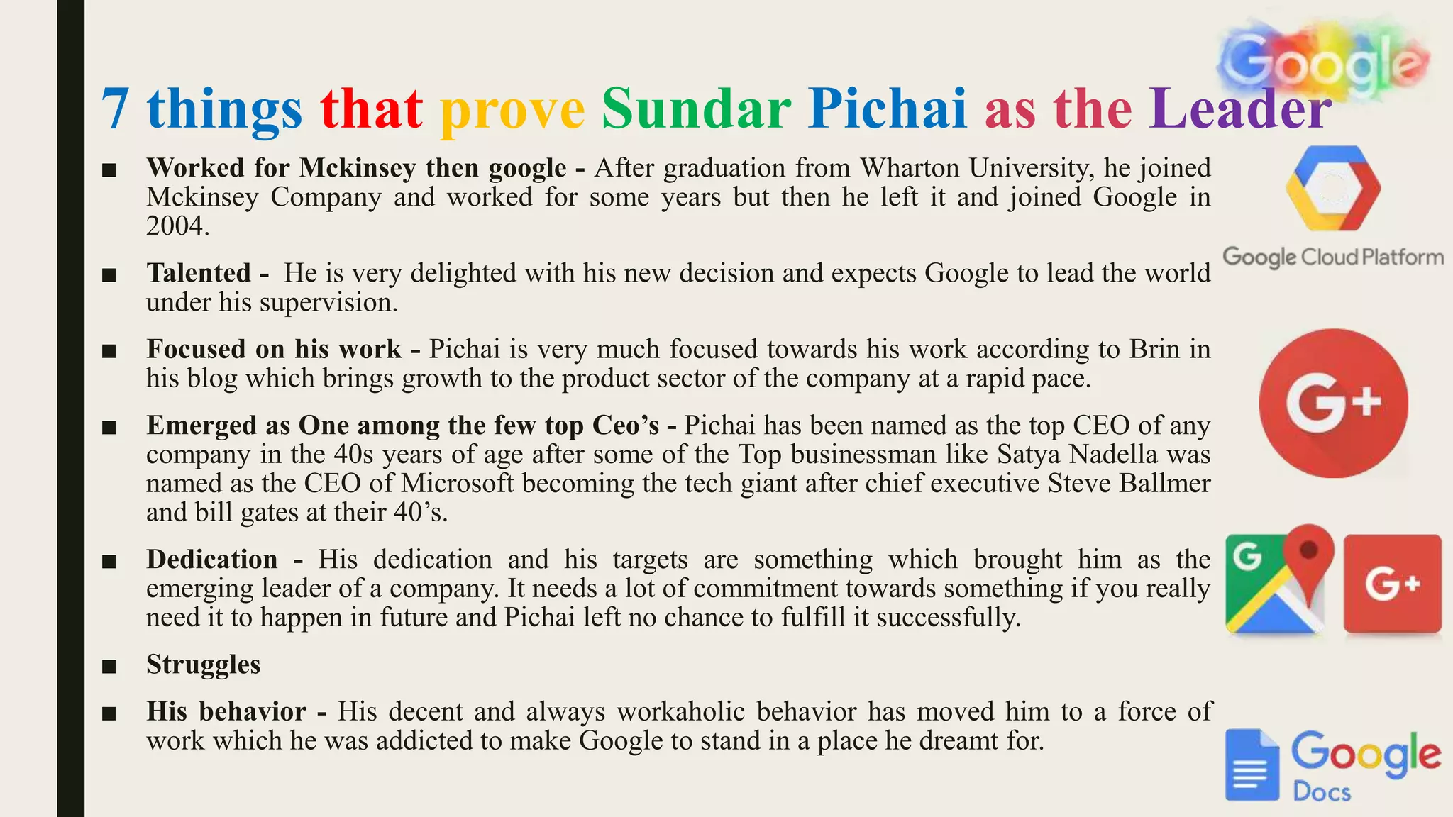 Sundar Pichai | PPTX