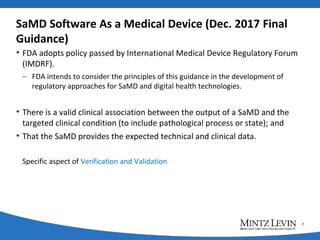mHealth Israel_Digital Health Regulation and the FDA | PPT