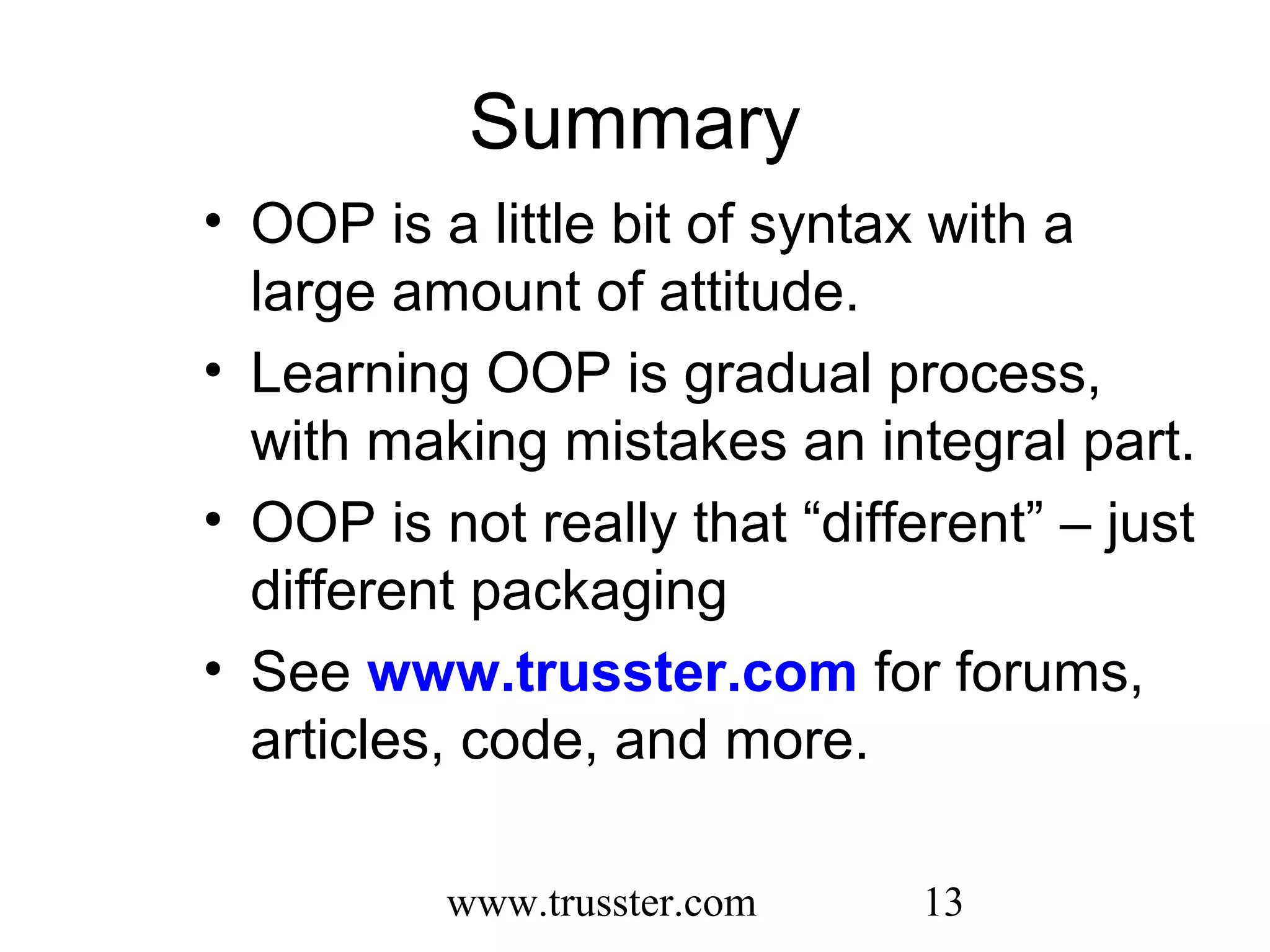 OOP for Hardware Verification--Demystified! | PPT