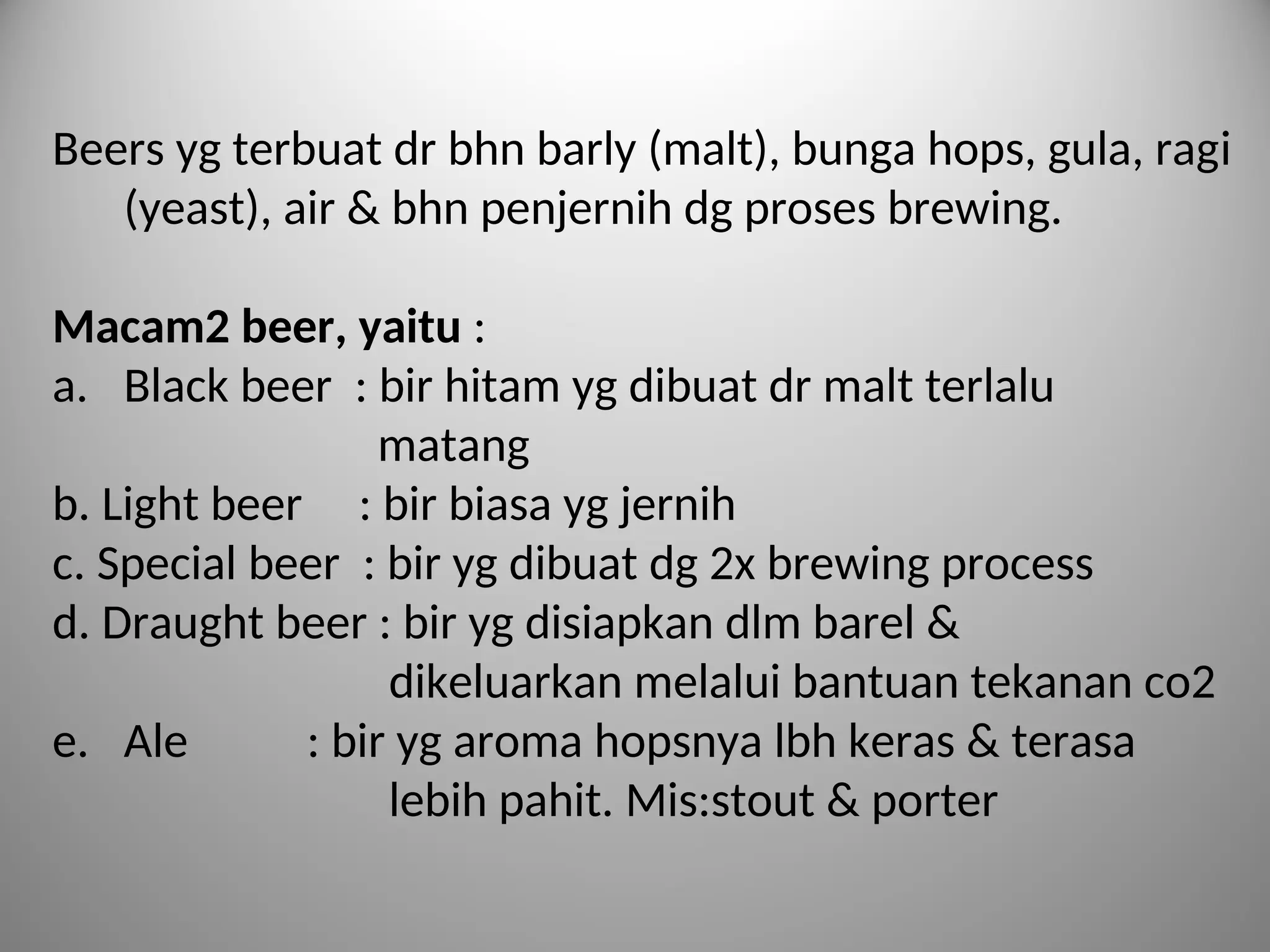 MENGENAL JENIS MINUMAN ALKHOHOL DAN NON alkohol.ppt