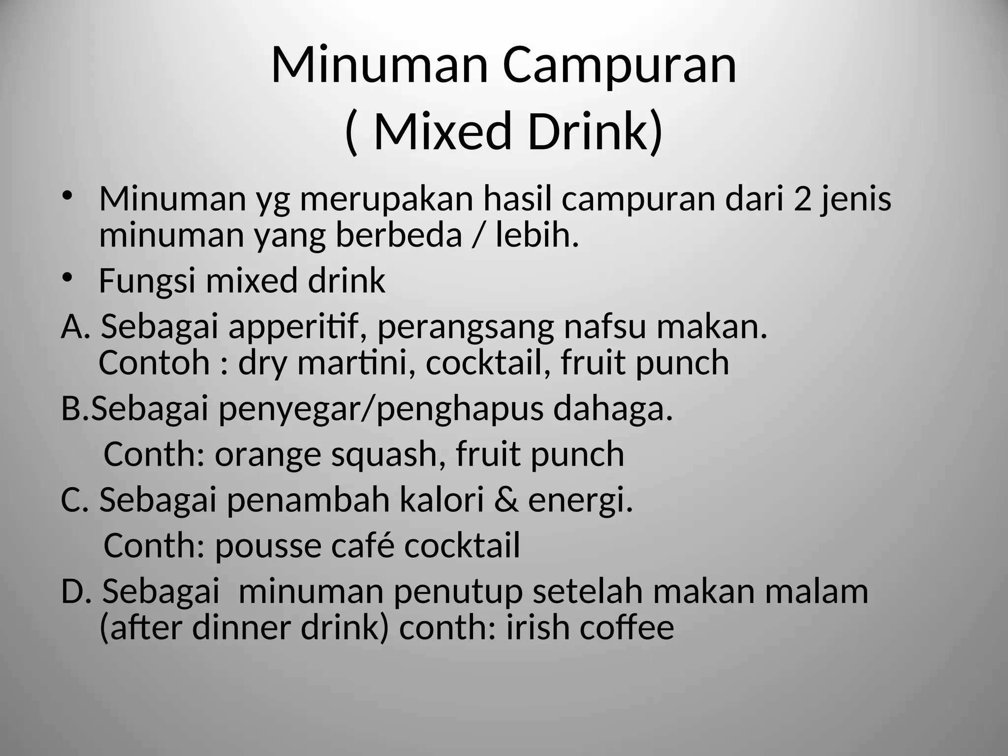 MENGENAL JENIS MINUMAN ALKHOHOL DAN NON alkohol.ppt