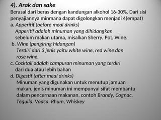 MENGENAL JENIS MINUMAN ALKHOHOL DAN NON alkohol.ppt