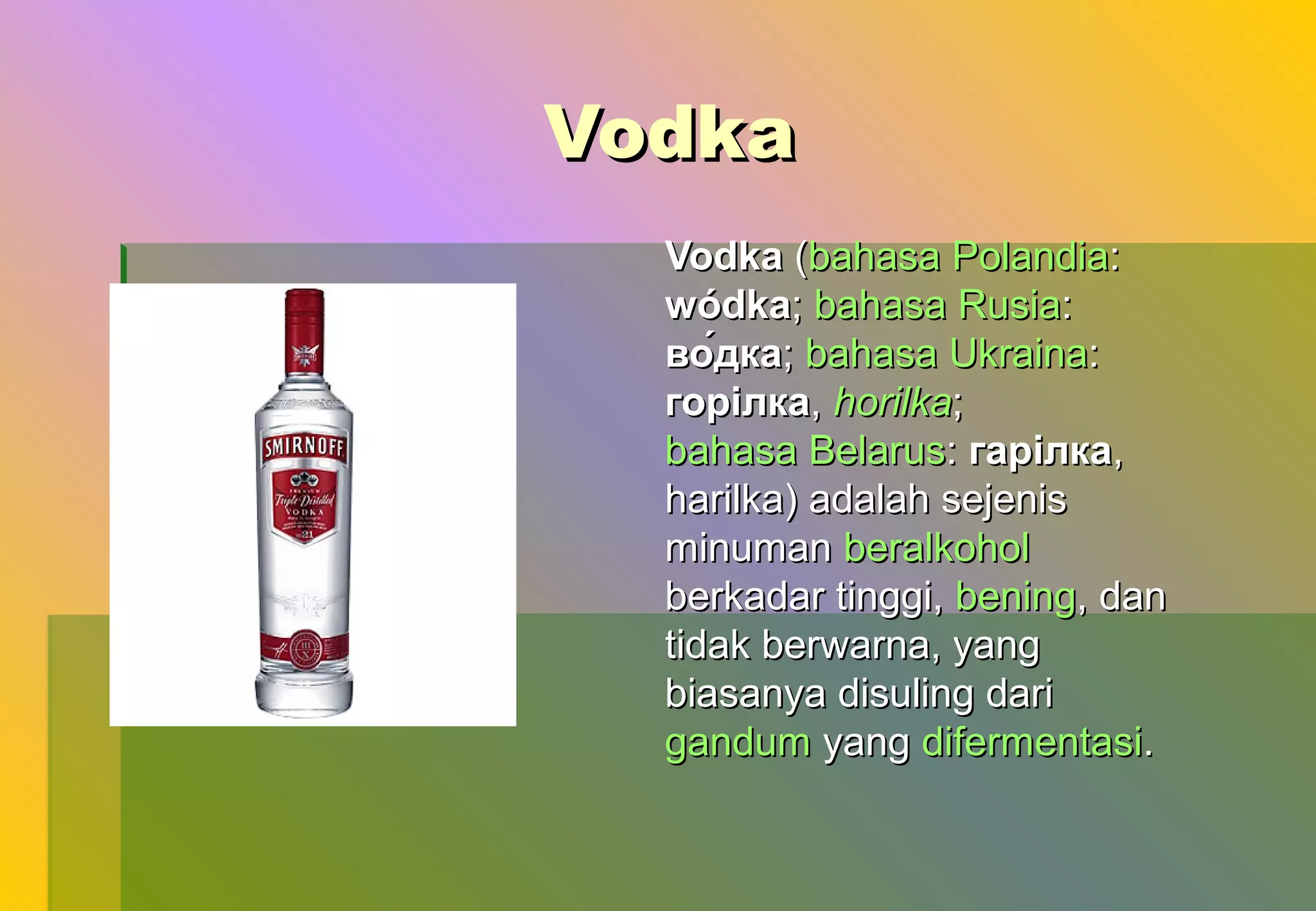 Minuman beralkohol | PPT