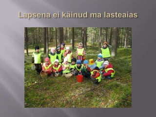 Minu tee lasteaeda | PPTX