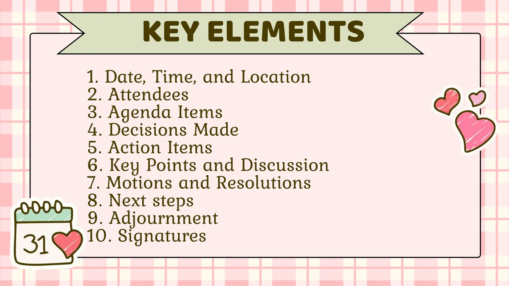 Basic things to know about the Minutes of the Meeting | PPT