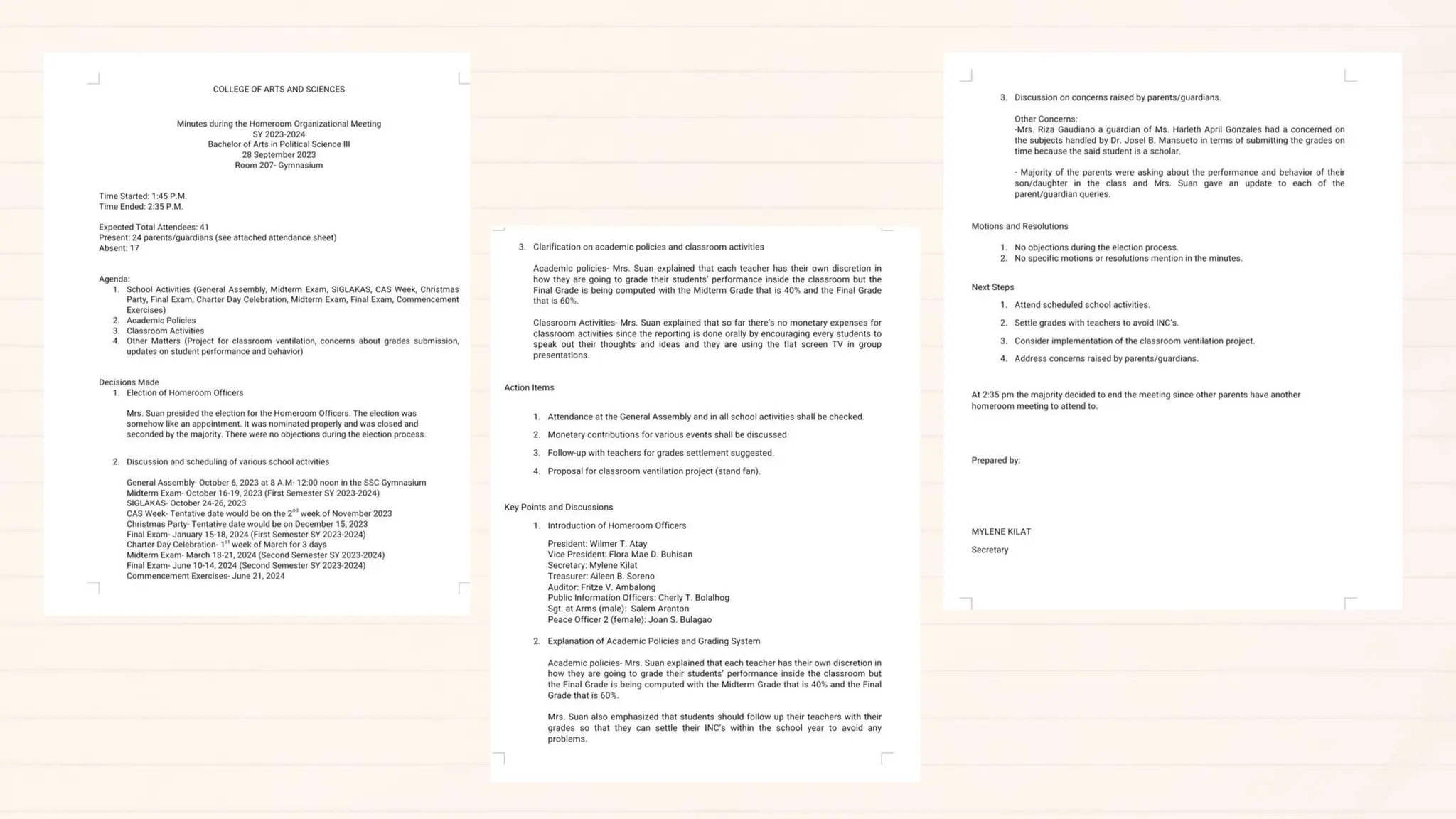 Basic things to know about the Minutes of the Meeting | PPT