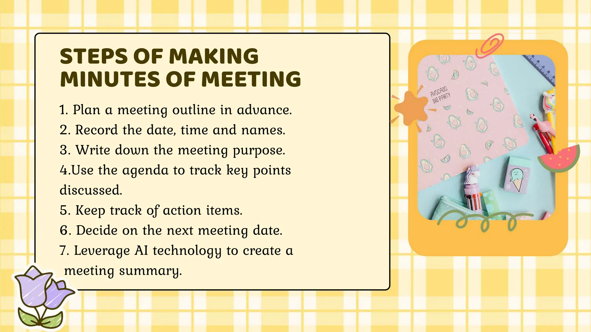 Basic things to know about the Minutes of the Meeting | PPT