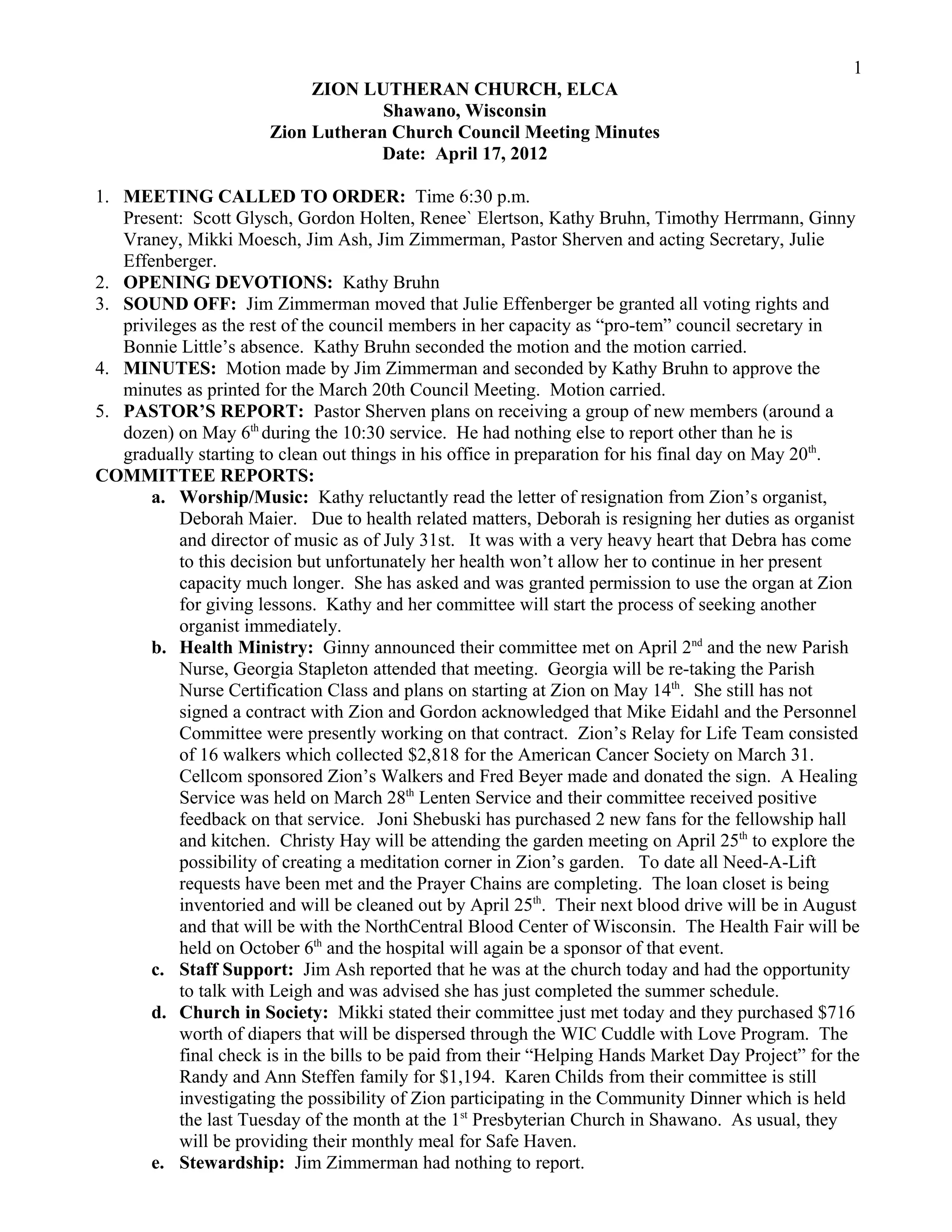 Minutes council 12-04-17 | DOC