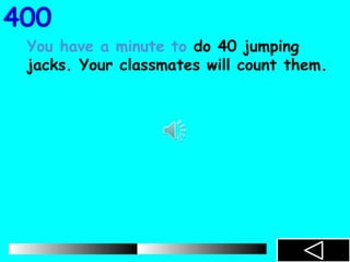 Minute to win it jeopardy | PPSX