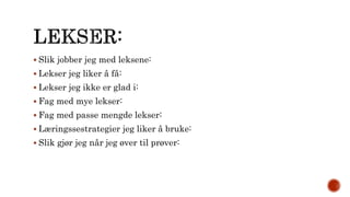 Min utviklingssamtale mal | PPTX