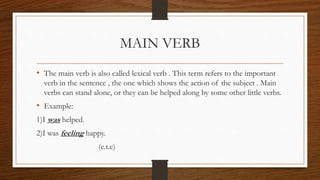 Min verb | PPT