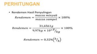 Cara Pembuatan Minyak atsiri | PPT