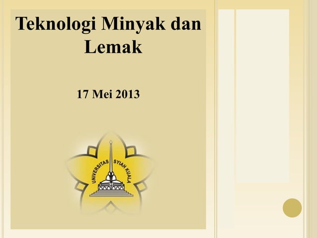 Minyak bekatul (ricebran oil) | PPT