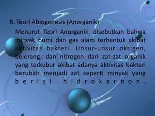 Minyak dan gas bumi | PPTX