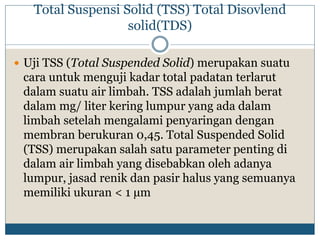 minyak lemak tss dan tds pada pengujian air.pptx