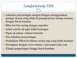 minyak lemak tss dan tds pada pengujian air.pptx
