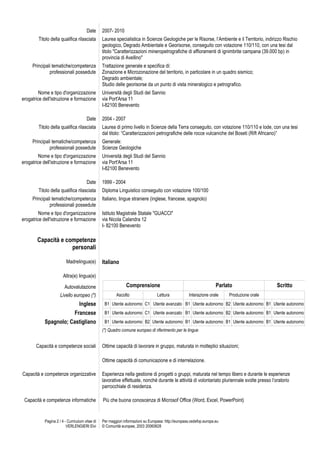 Mio curriculum vitae | DOC