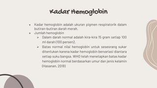 MIOGLOBIN HEMOGLOBIN- KELOMPOK 2.pptx