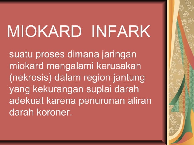 Miokard infark | PPT