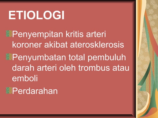 Miokard infark | PPT