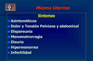 Mioma Uterino | PPT
