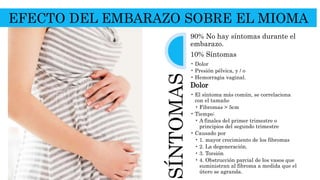 Miomas uterinos y el embarazo | PPTX