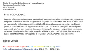 Caso clinico de miomas en embarazo | PPTX