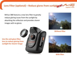 Mio MiVue 388 GPS enabled in car DVR | PPT