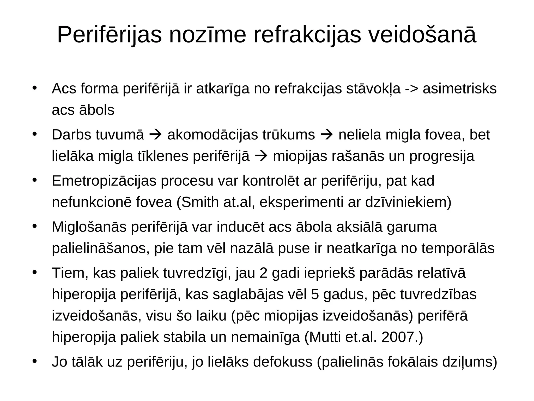 Miopijas kontrole | PPT