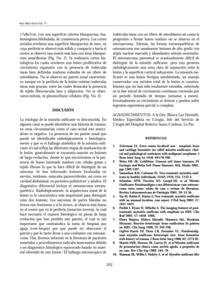 Miositis osificante | PDF