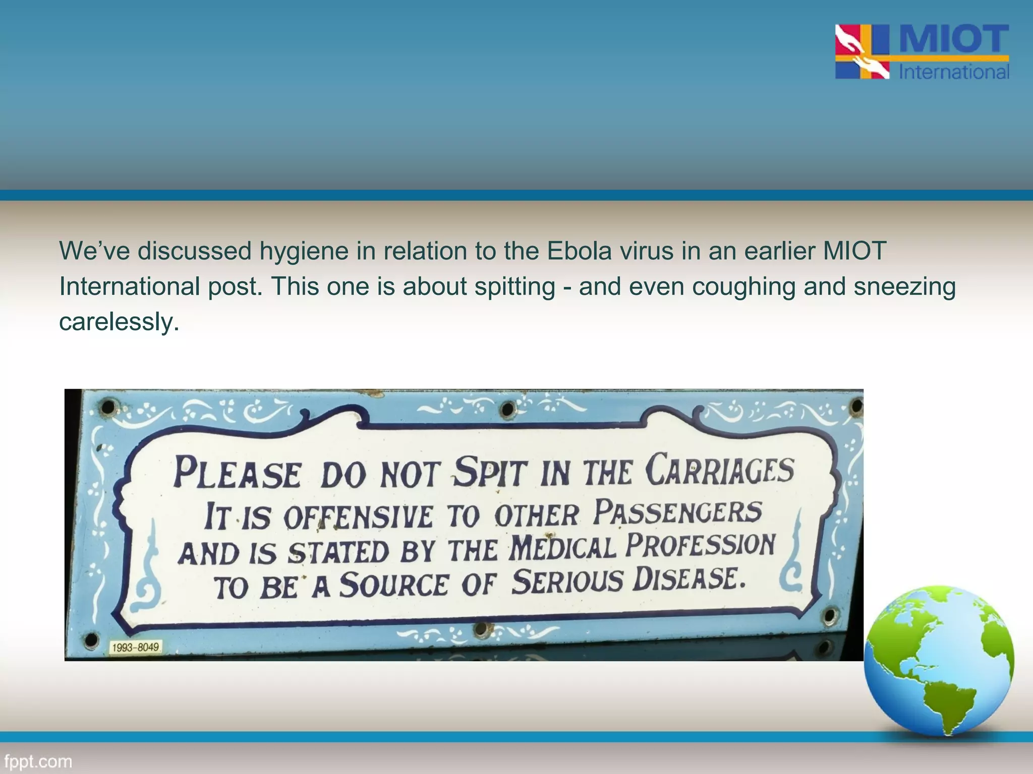 Please Do Not Spit!! | PPT