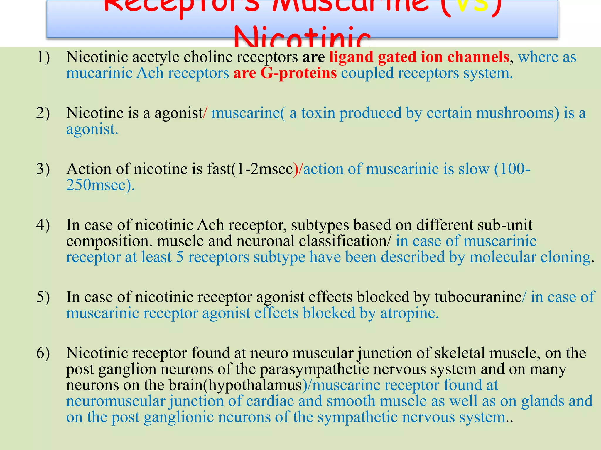 Miotics mydriatics cycloplegics | PPTX