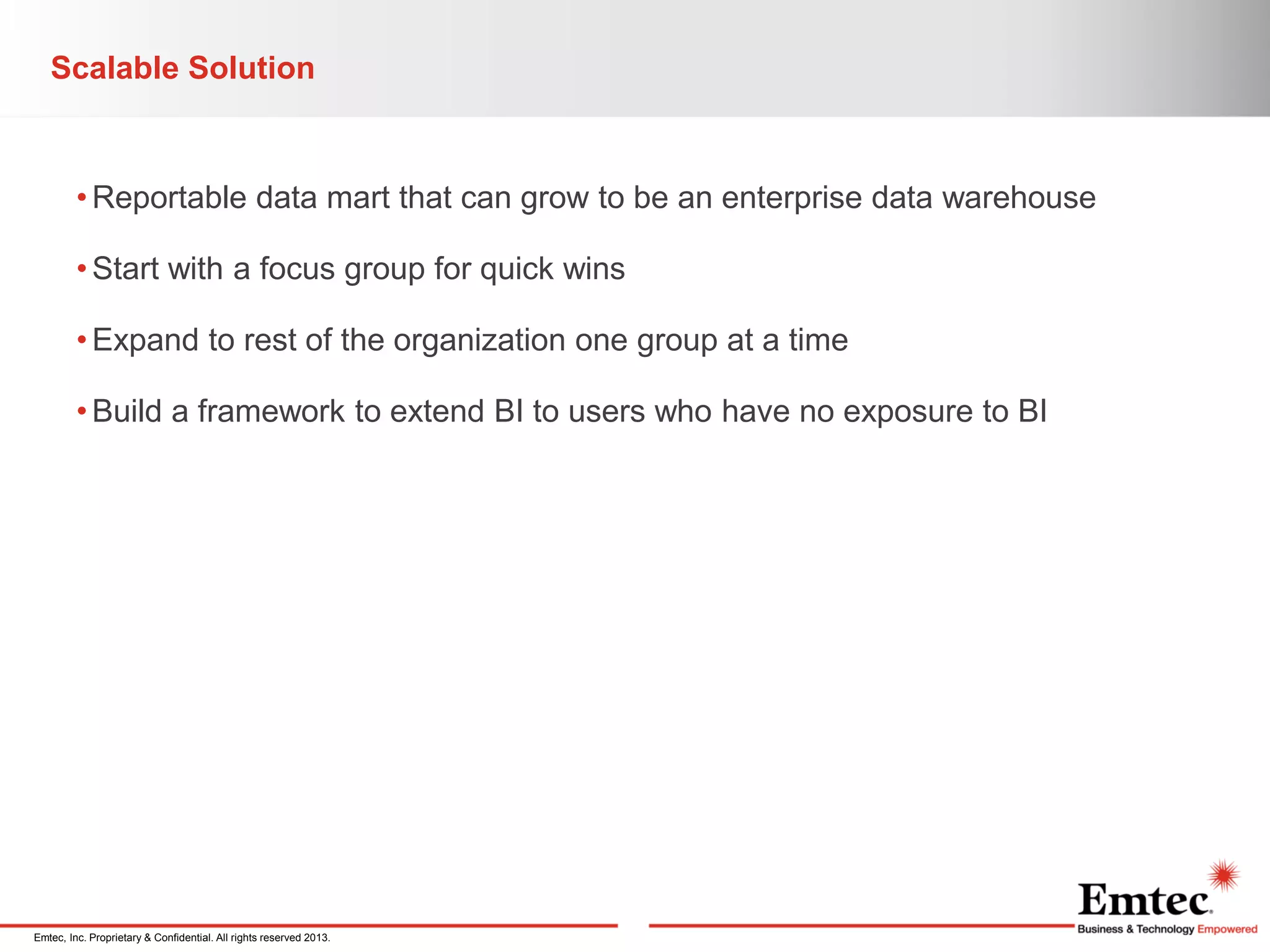 Humana Case Study: Paradigm Shift in Reporting by Deploying Four OBIA ...