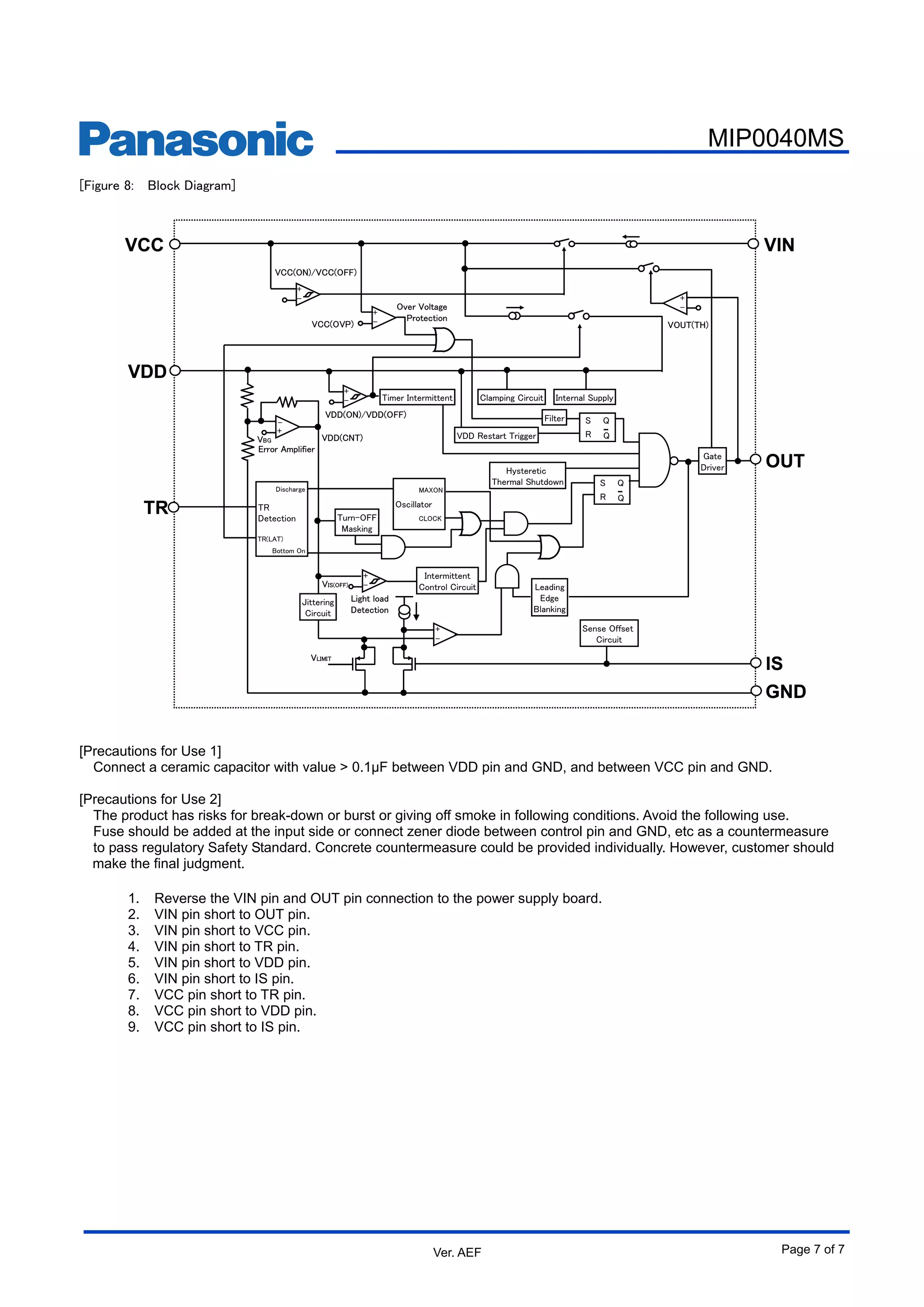 Original IC MIP0040MSSCF MIP004 004 DIP-7 New | PDF