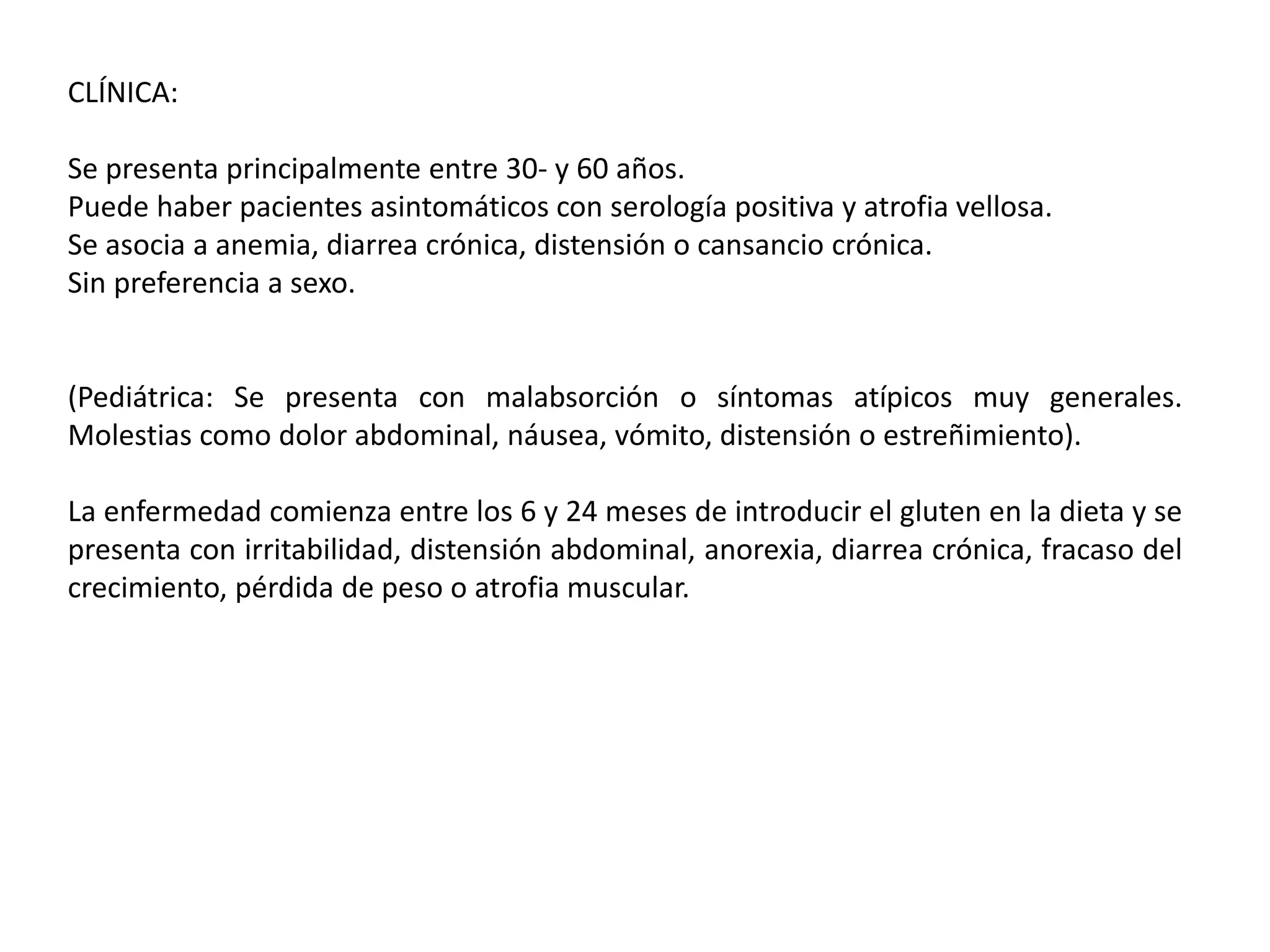 Patología anatómica de enfermedad celiaca, enfermedad inflamatoria ...