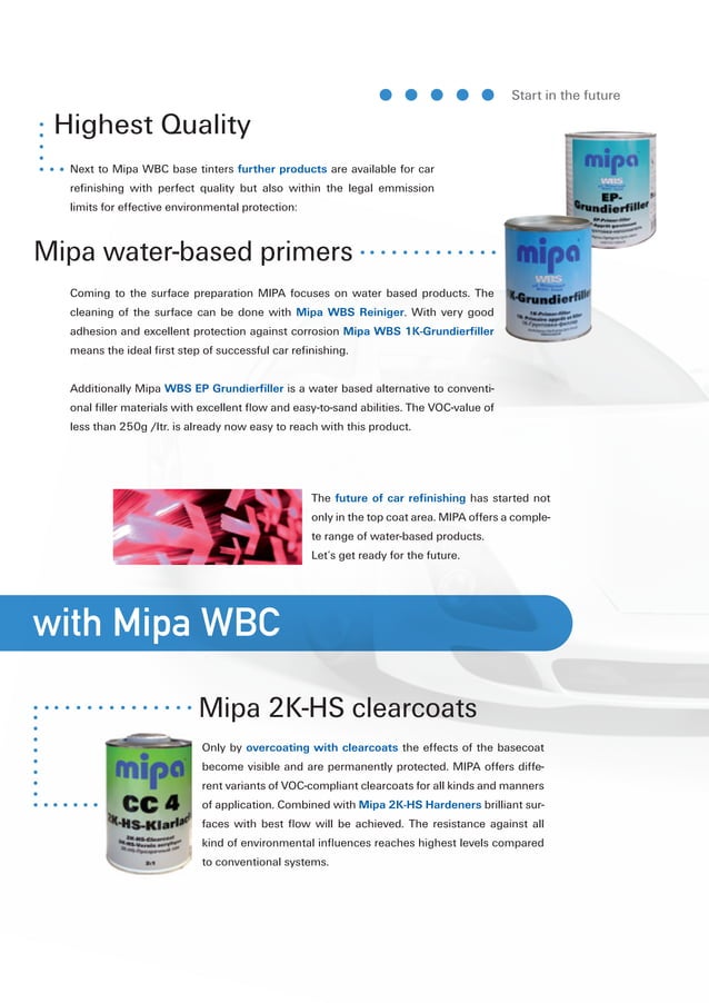 Mipa wbc gb brochure | PDF