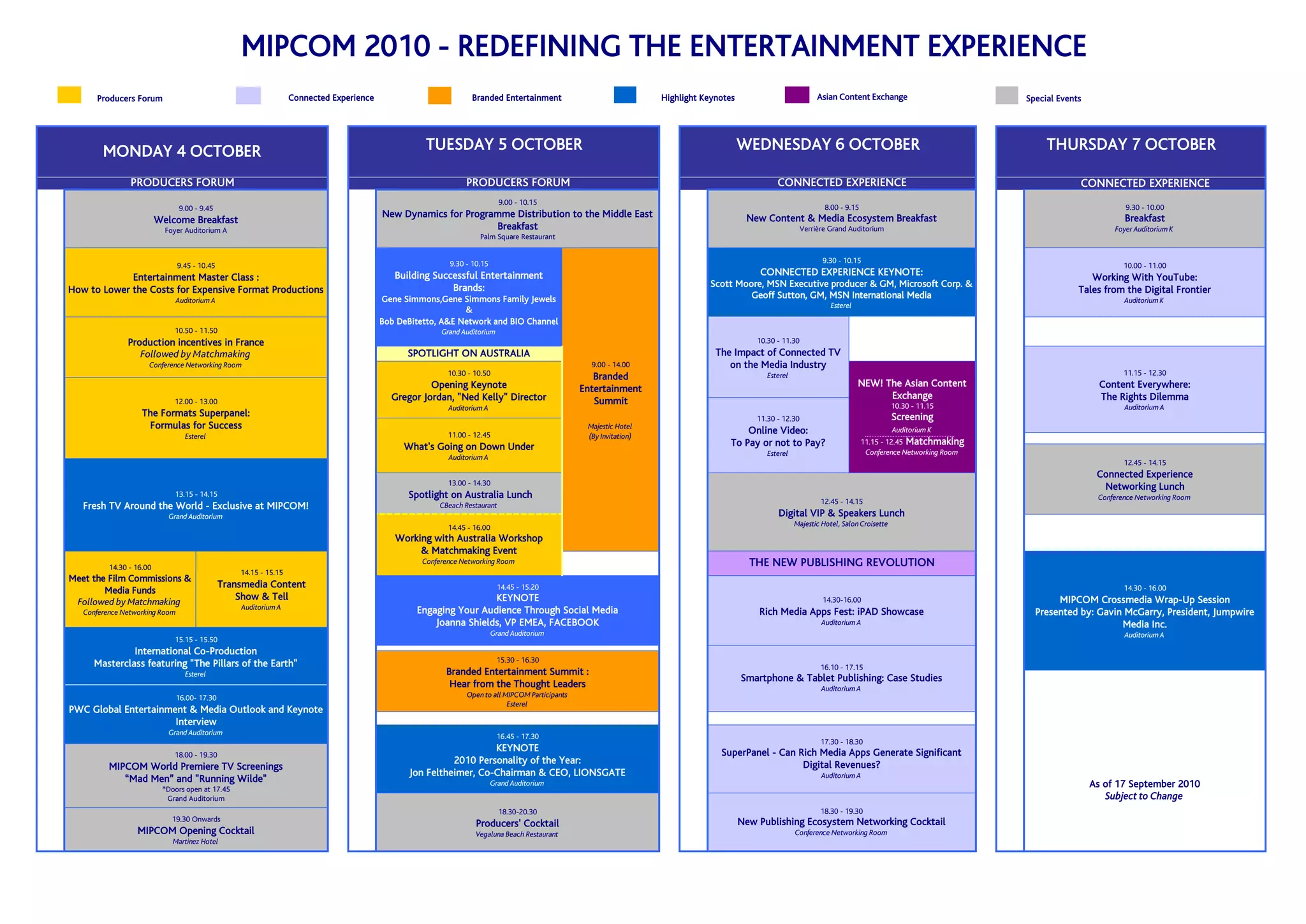 Mipcom programme-at-a-glance | PDF