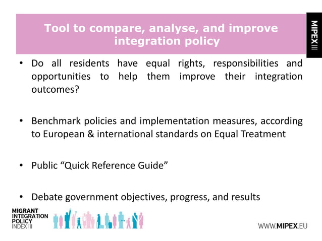 MIPEX III Web Key Findings | PPT