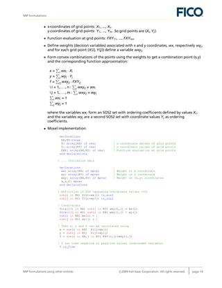 Mip formulations quick_reference (2) | PDF