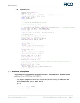 Mip formulations quick_reference (2) | PDF