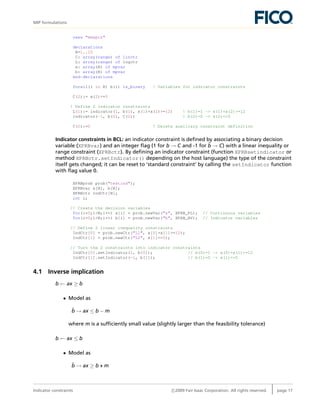 Mip formulations quick_reference (2) | PDF