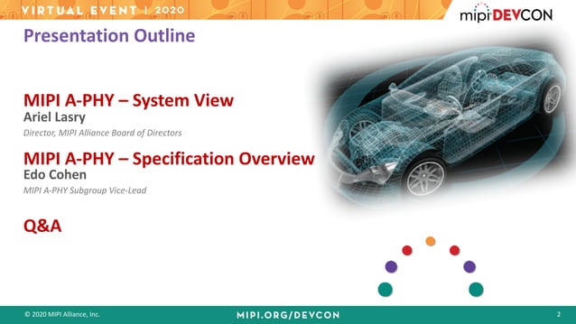 MIPI DevCon 2020 | MIPI A-PHY: Laying the Groundwork for MIPI’s ...