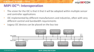 MIPI DevCon 2020 | Interoperability Challenges and Solutions for MIPI I3C | PPT