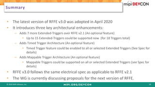 MIPI DevCon 2020 | Snapshot of MIPI RFFE v3.0 from a System ...