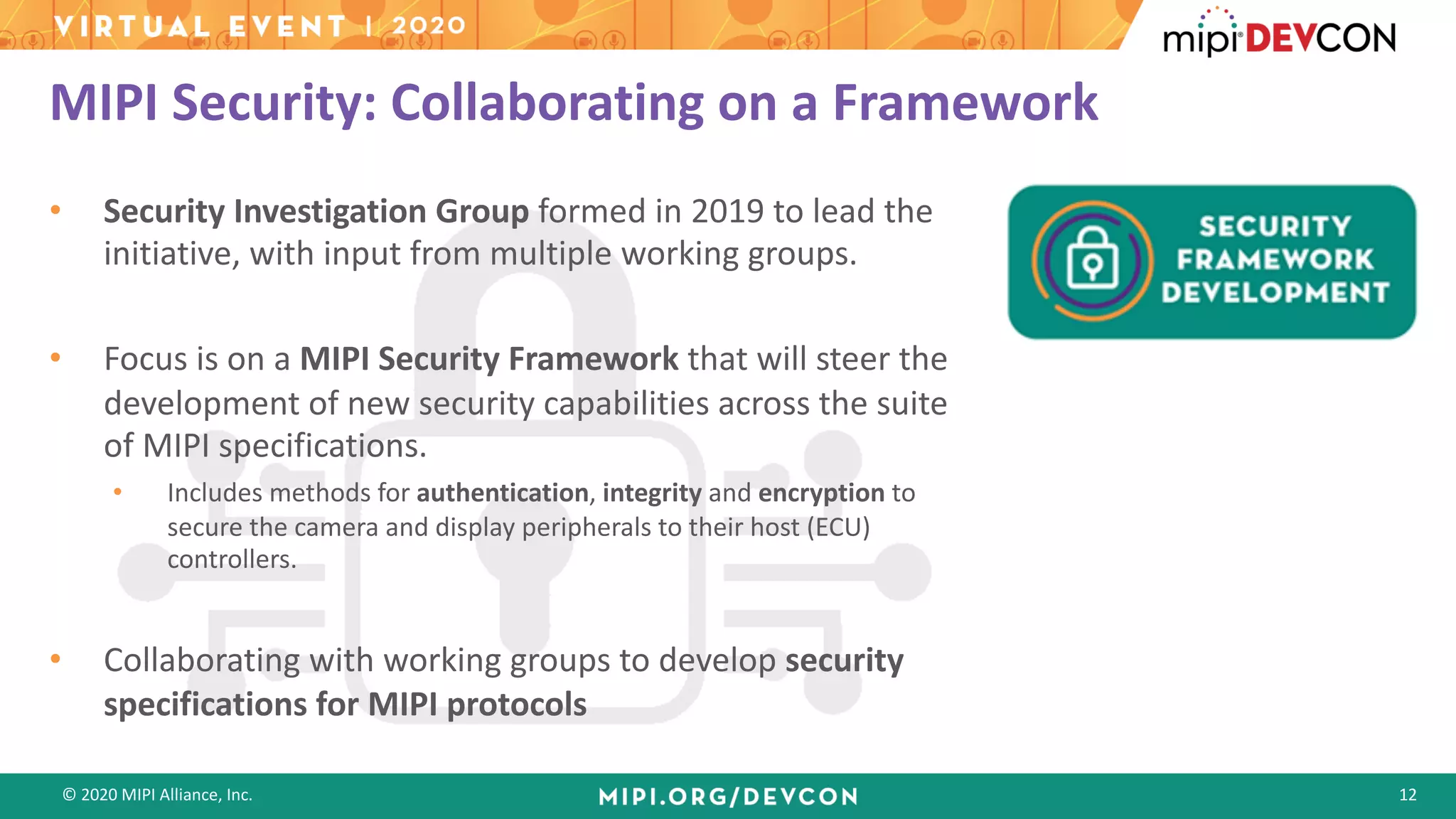 MIPI DevCon 2020 | State of the Alliance | PPT