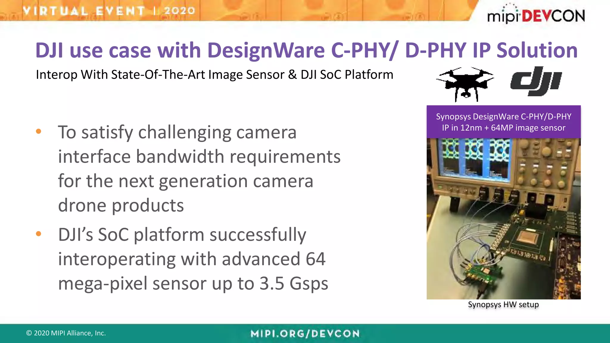 MIPI DevCon 2020 | Why an Integrated MIPI C-PHY/D-PHY IP is Essential | PDF