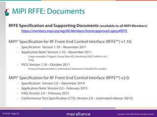 MIPI-Webinar-An-Overview of RFFEv2.0.pdf | Operating Systems | Computer ...